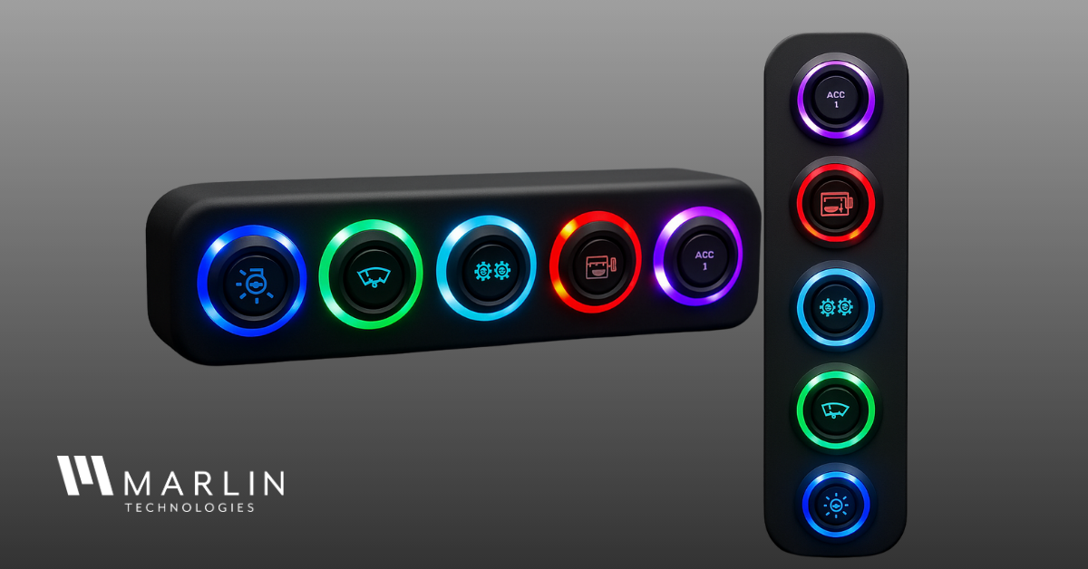 Introducing the M-Flex Legend 5PB CAN Keypad | Marlin Technologies