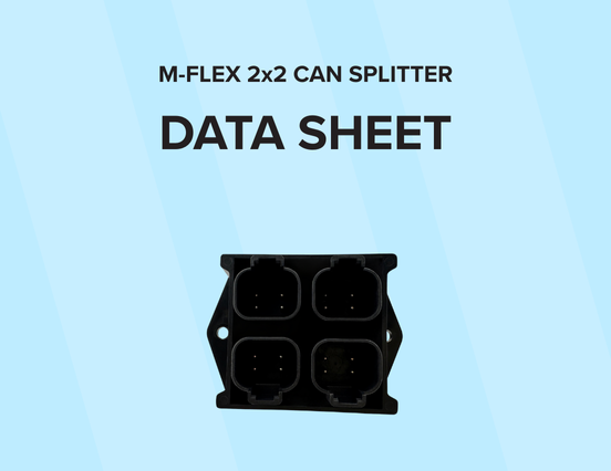 500188 M-Flex 2x2 CAN Splitter Data Sheet | Marlin Technologies